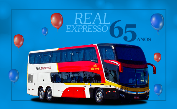 Real Expresso 65 anos - Ônibus & Transporte