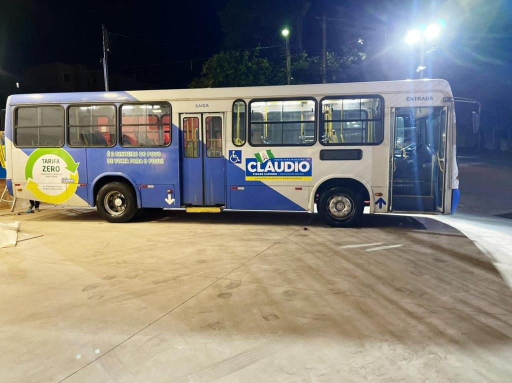 Cláudio, MG, adota transporte coletivo gratuito - Ônibus & Transporte