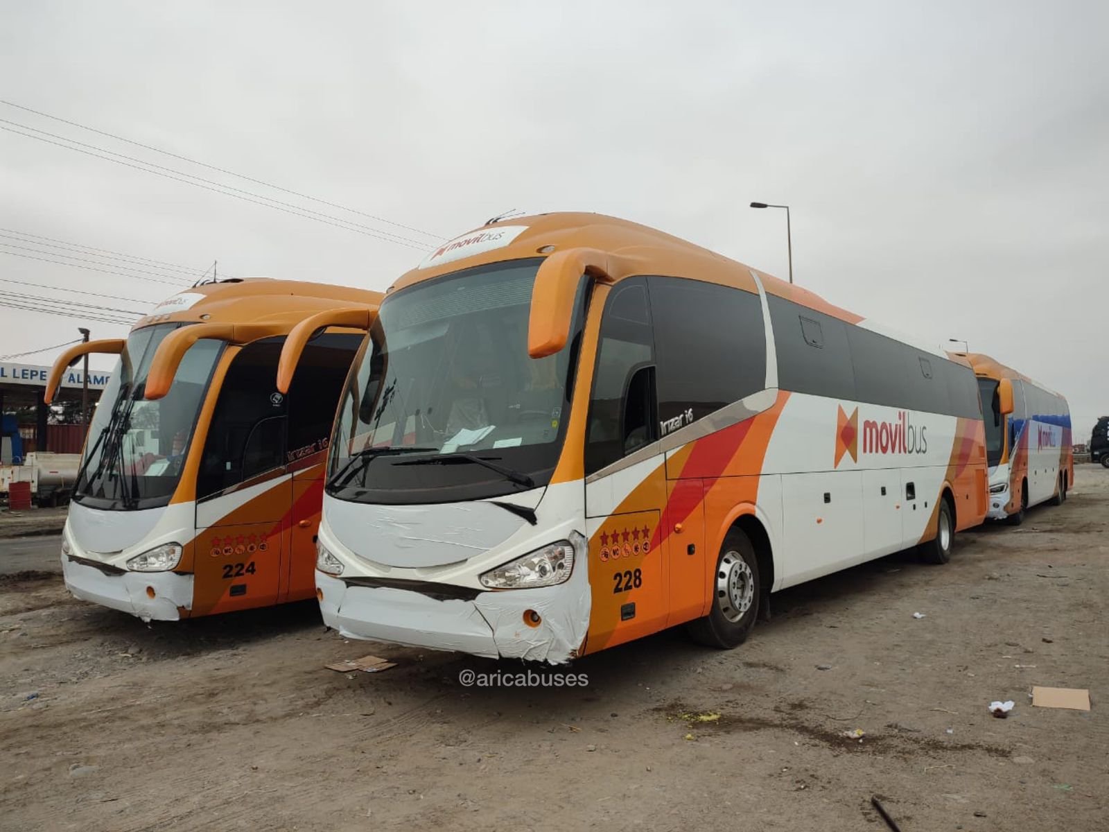Peruana Movil Bus traz novo ônibus com carrocerias Marcopolo e Irizar ...