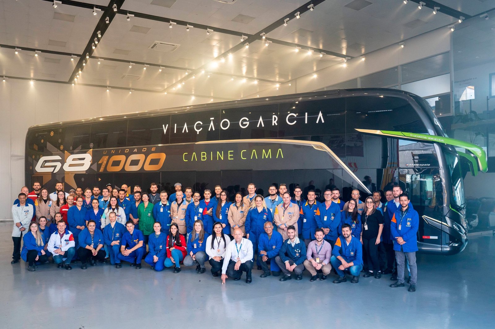 Marcopolo comemora entrega do milésimo ônibus da Geração 8 à Viação ...