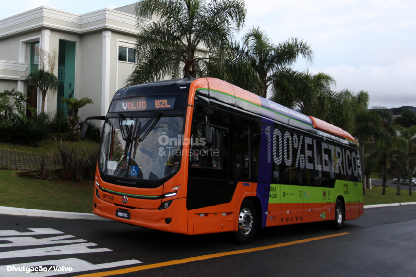 Volvo entrega em Curitiba a primeira unidade de demonstração do ônibus ...