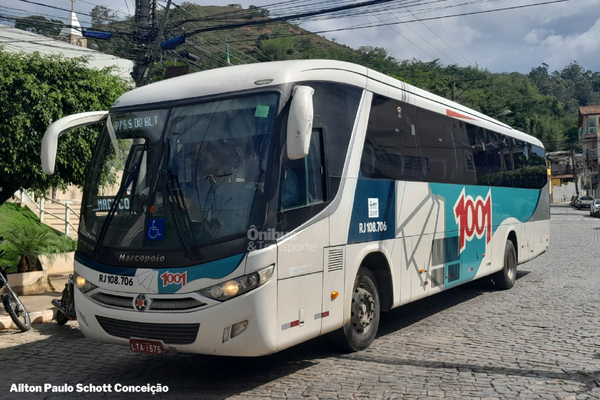 Macaense começa a utilizar o novo layout padrão da Auto Viação 1001 ...
