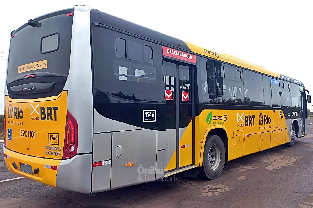 Novos ônibus para o BRT do Rio de Janeiro já estão a caminho